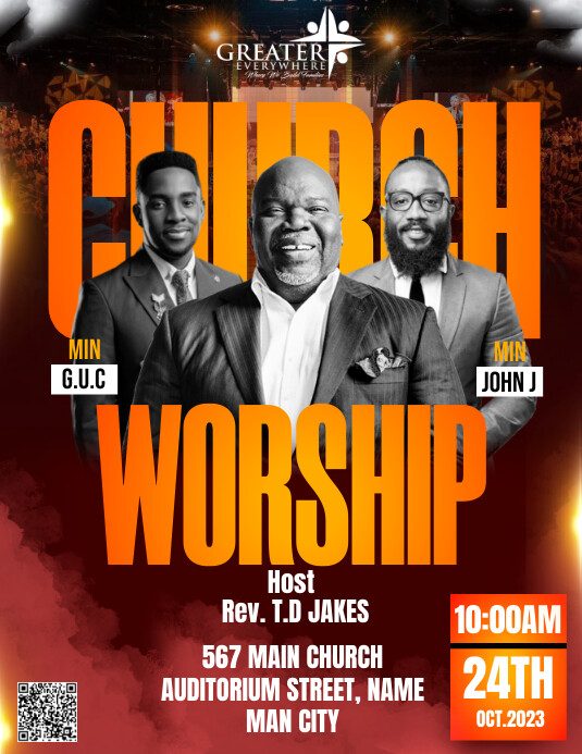 church event flyer Template | PosterMyWall