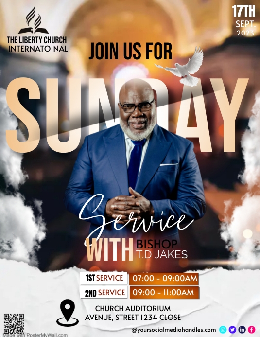 Church Event Flyer Template | PosterMyWall