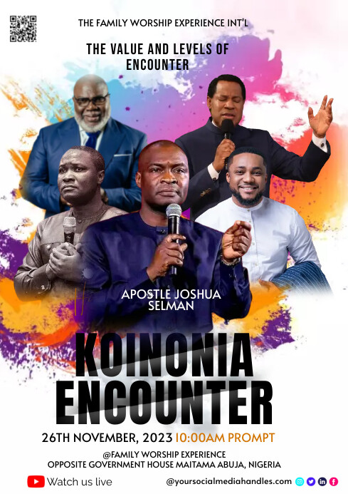 Church Event Flyer Template | PosterMyWall