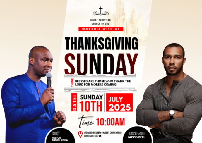 church event flyer Template | PosterMyWall