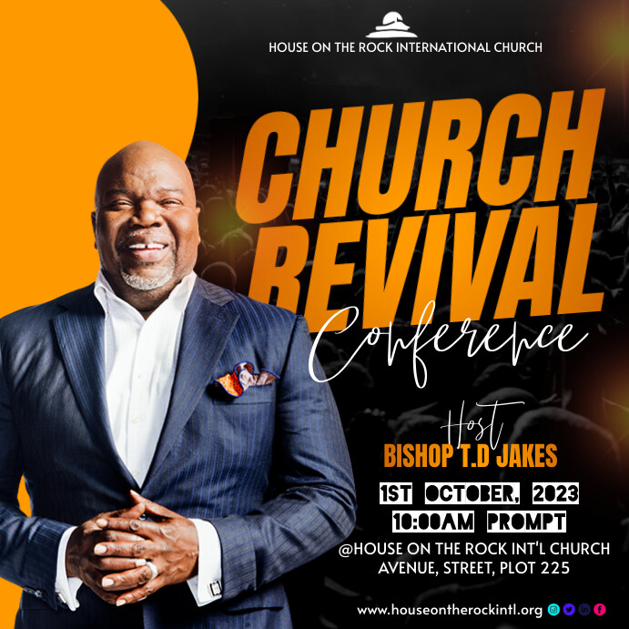 Church Event flyer Template | PosterMyWall