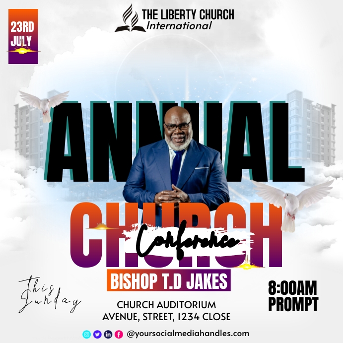 Church event flyer Template | PosterMyWall