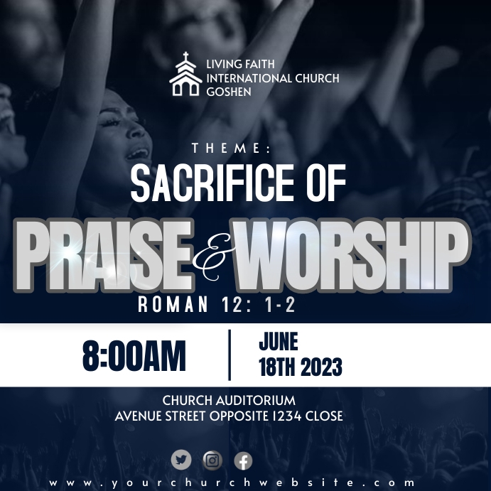 Church Event flyer Template | PosterMyWall