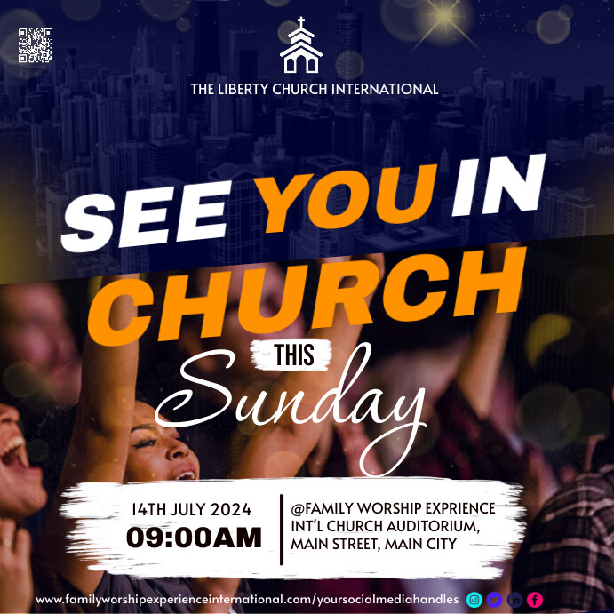 Church event flyer Template | PosterMyWall
