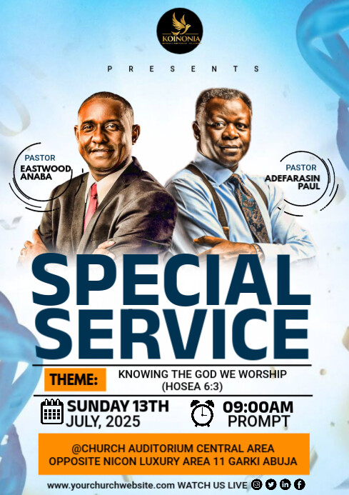 church event flyer Template | PosterMyWall