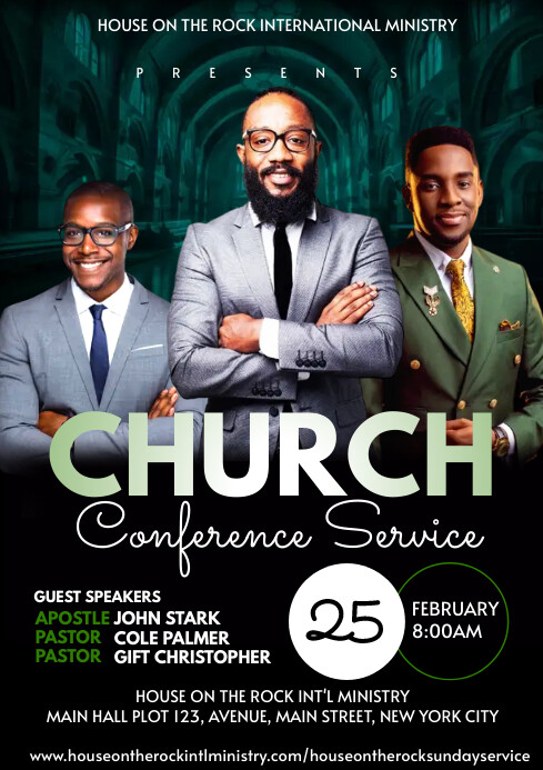 Church event flyer Template | PosterMyWall