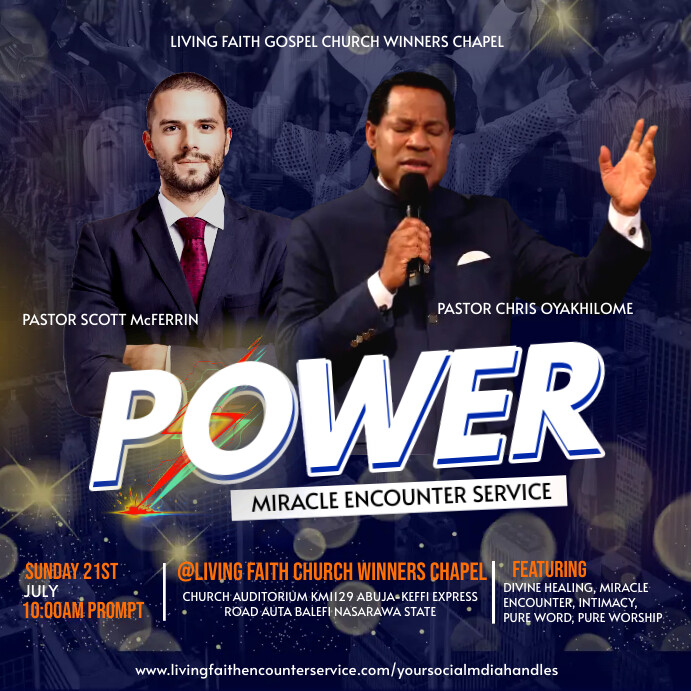 Church event flyer Template | PosterMyWall