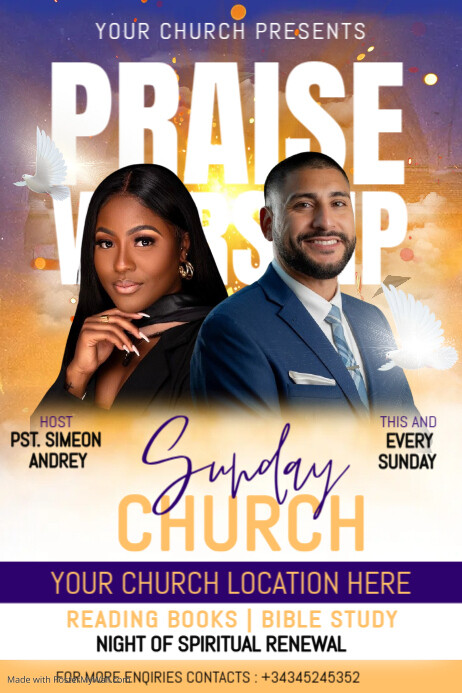 Copy of church event flyer | PosterMyWall