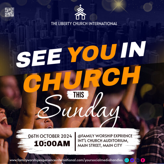 Church event flyer Template | PosterMyWall