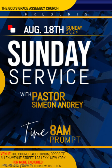 Church event flyer Template | PosterMyWall