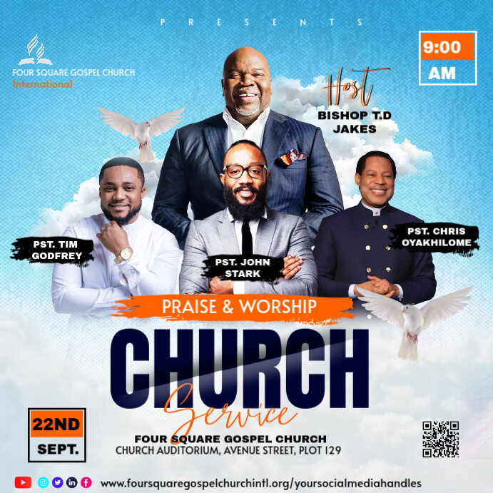 Church event flyer Template | PosterMyWall