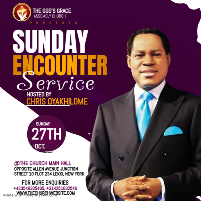 Church event flyer Template | PosterMyWall