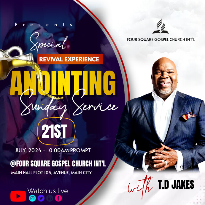 Church event flyer Template | PosterMyWall