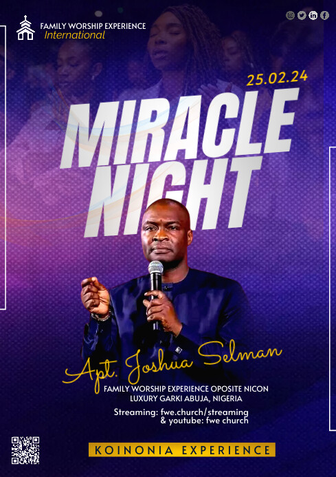 Church event flyer Template | PosterMyWall