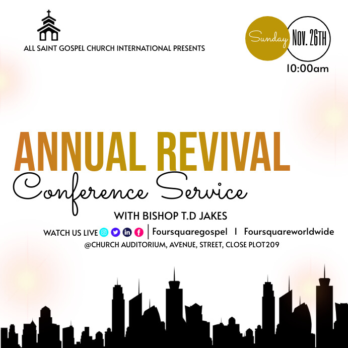 Church Event Flyer Template | PosterMyWall