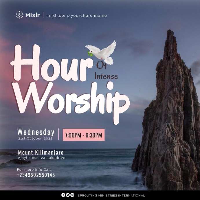 Pamflet Acara Gereja Templat | PosterMyWall