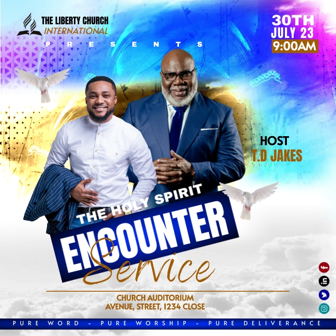 Church Event flyer Template | PosterMyWall