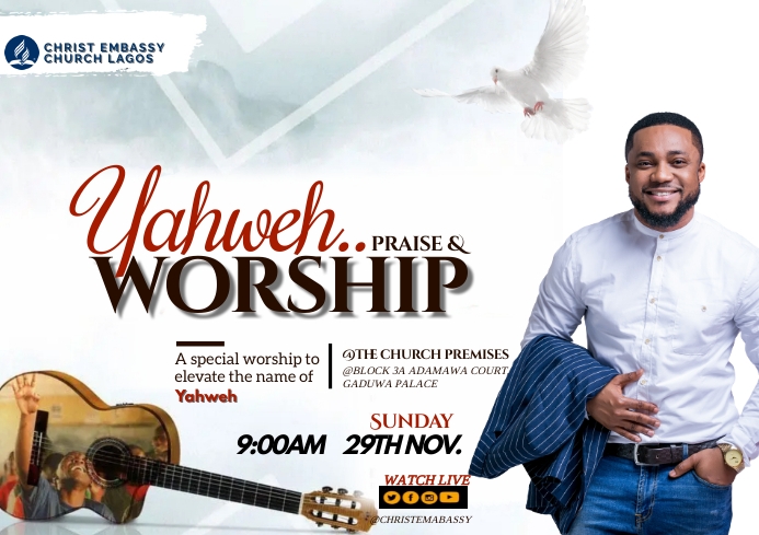 church event flyer Template | PosterMyWall