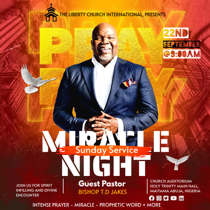 Copy of Church event flyer | PosterMyWall