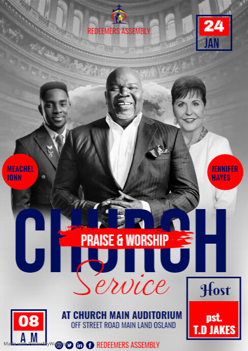 church event flyer Template | PosterMyWall