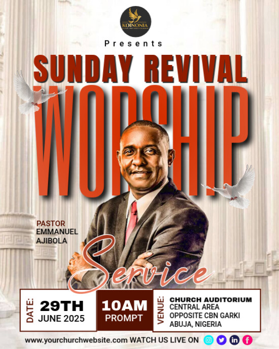 Copy of church event flyer | PosterMyWall