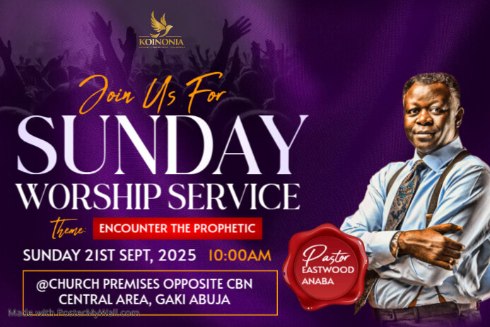 Church event flyer Template | PosterMyWall