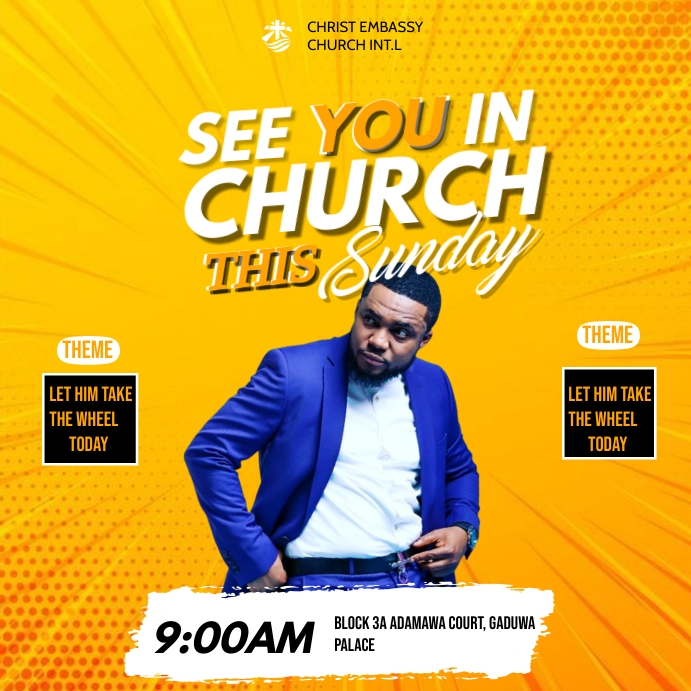 church event flyer Template | PosterMyWall