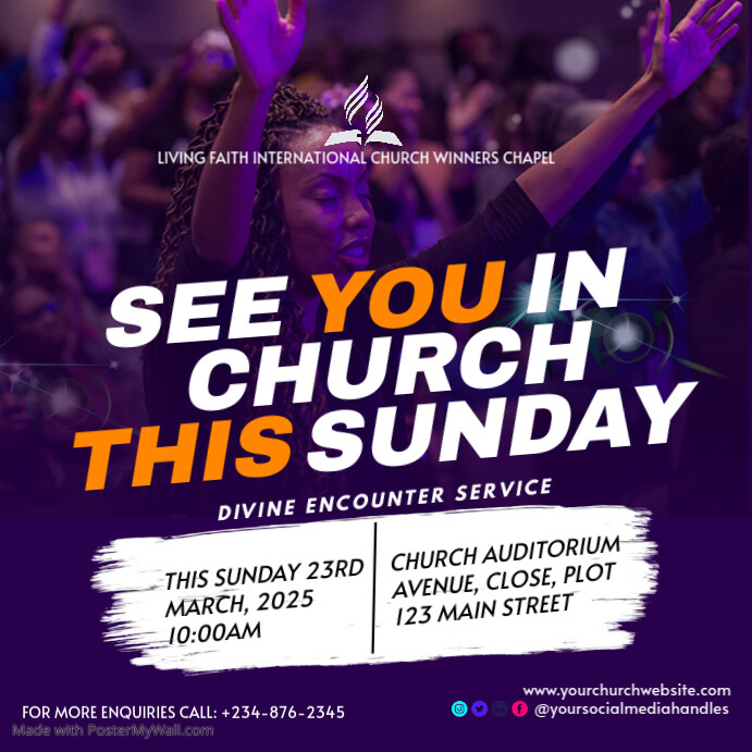 Copy of Church event flyer | PosterMyWall