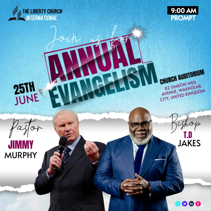 Church Event flyer Template | PosterMyWall