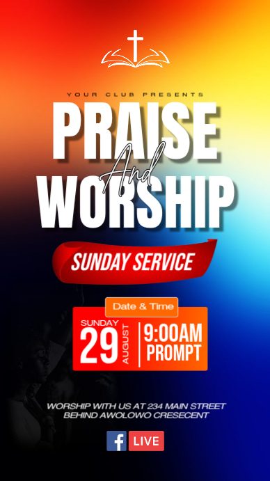 church event flyer Template | PosterMyWall