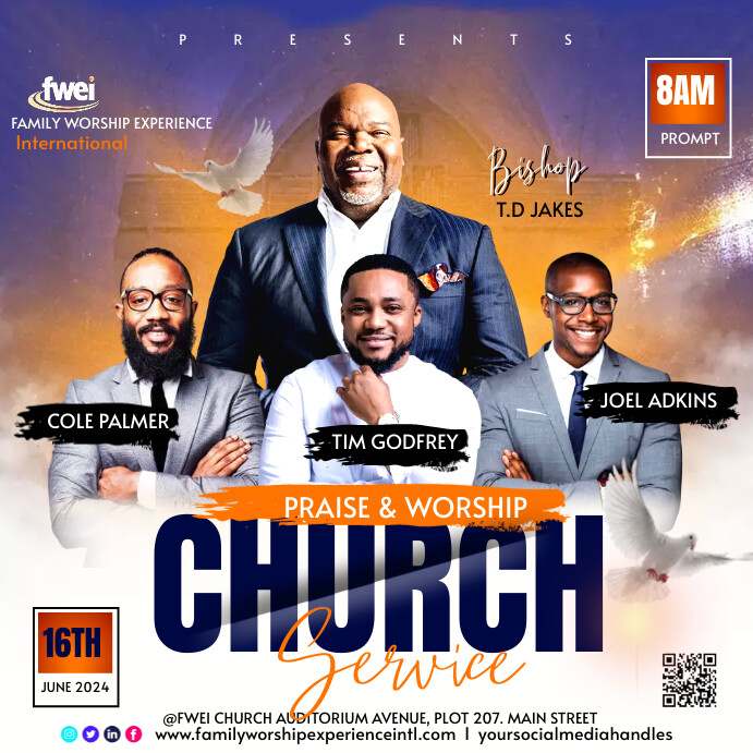 Church event flyer Template | PosterMyWall