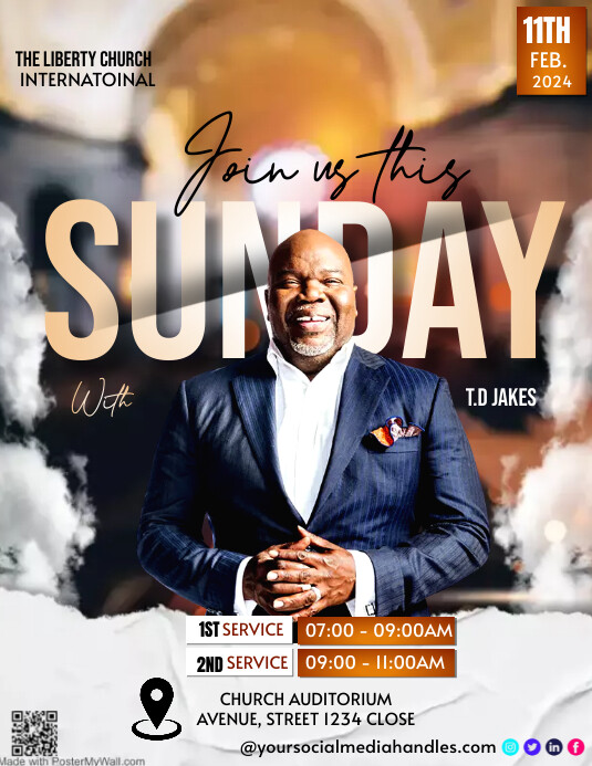 Church event flyer Template | PosterMyWall