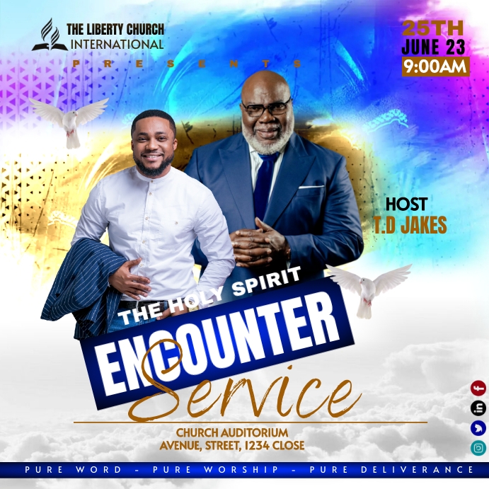 Church Event flyer Template | PosterMyWall