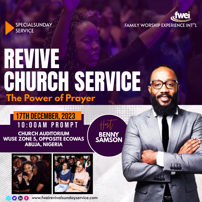 Church Event Flyer Template | PosterMyWall