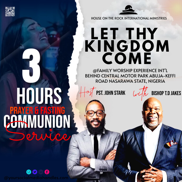 Modèle Church event flyer | PosterMyWall