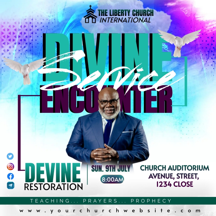 Church Event flyer Template | PosterMyWall