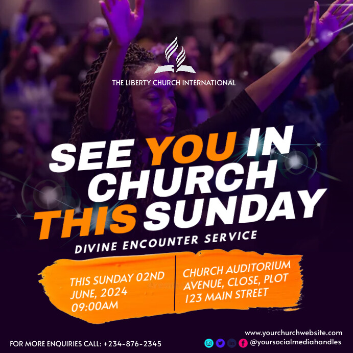 Church event flyer Template | PosterMyWall