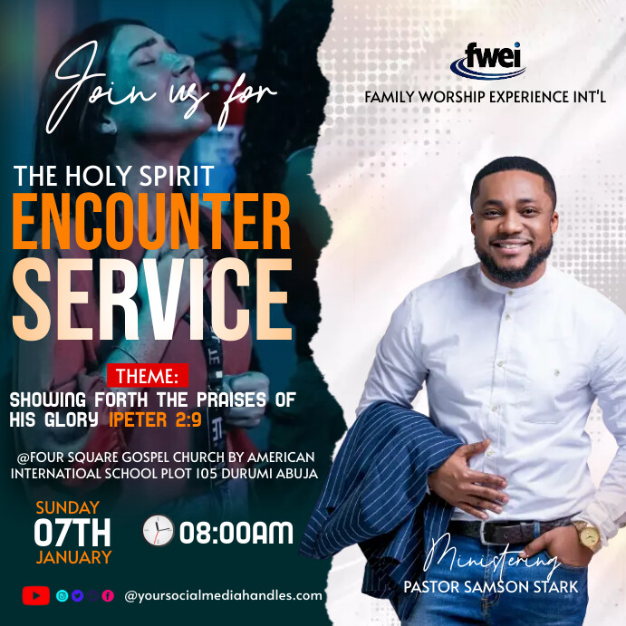 Church event flyer Template | PosterMyWall