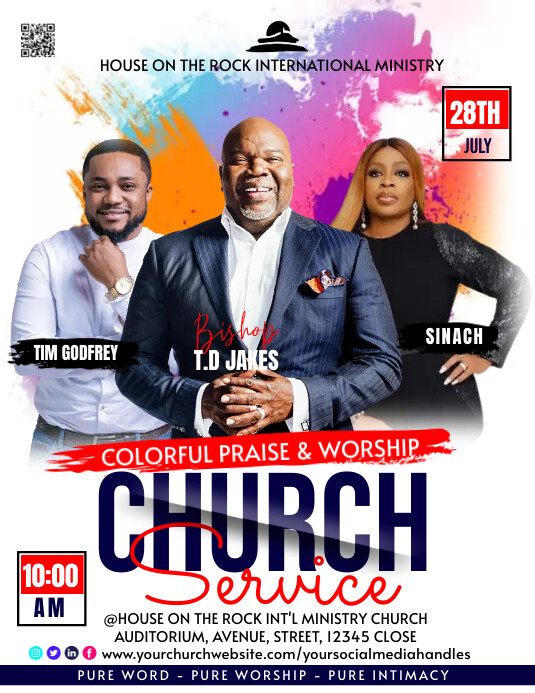 Church event flyer Template | PosterMyWall