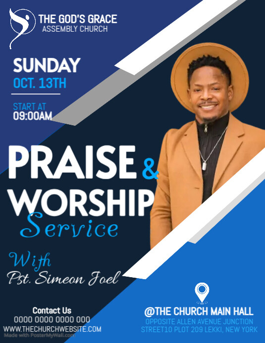 Church event flyer Template | PosterMyWall