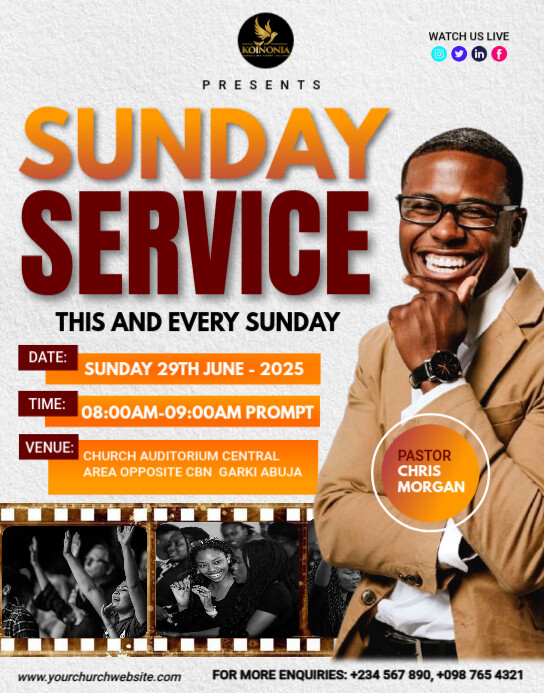 Copy of church event flyer | PosterMyWall