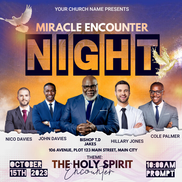 Plantilla de Church Event Flyer | PosterMyWall