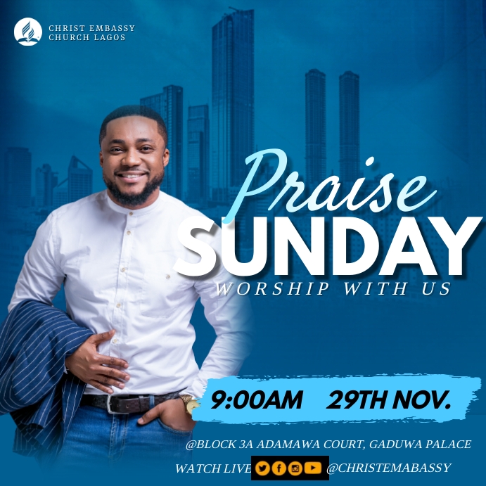 church event flyer Template | PosterMyWall