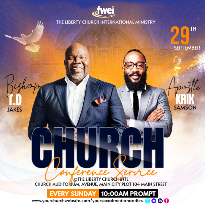 Church event flyer Template | PosterMyWall