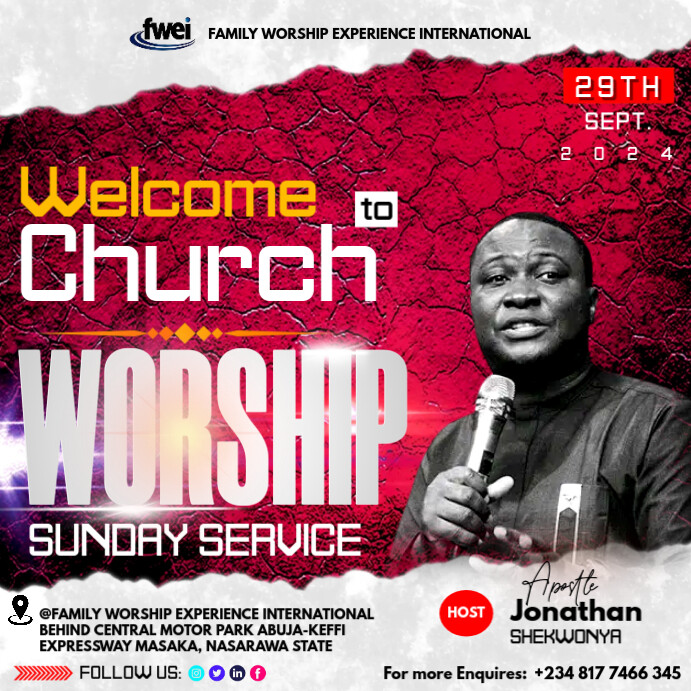 Church event flyer Template | PosterMyWall