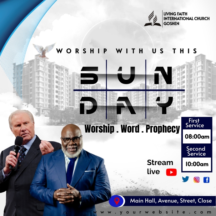 Church Event flyer Template | PosterMyWall