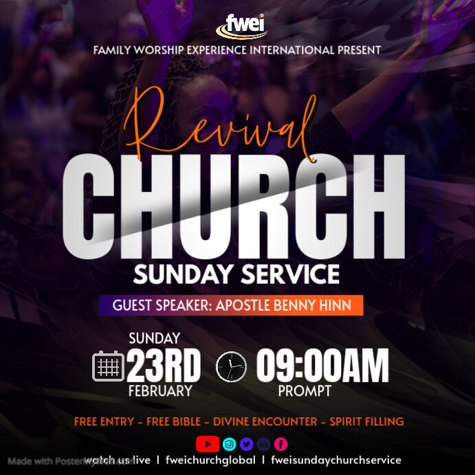 Church event flyer Template | PosterMyWall