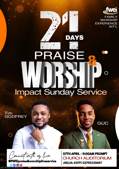 Church event flyer Template | PosterMyWall