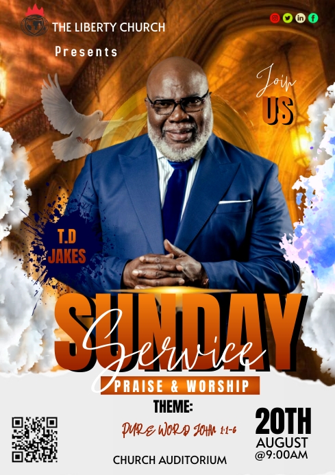 Church Event flyer Template | PosterMyWall