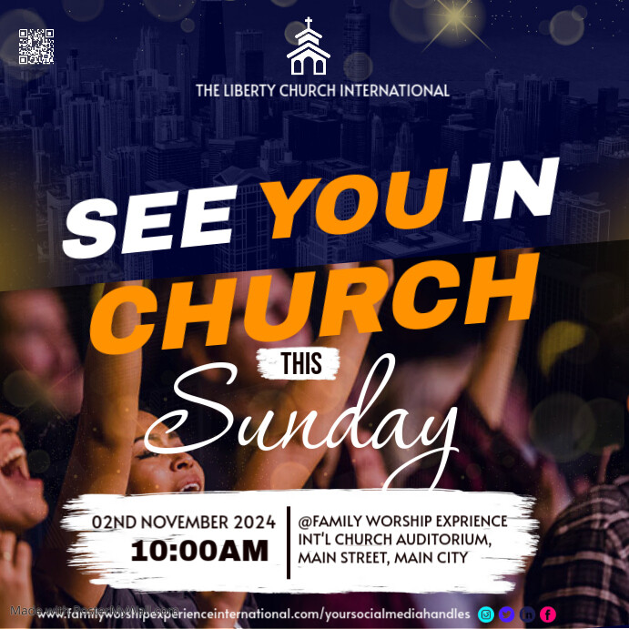 Church event flyer Template | PosterMyWall